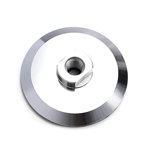 HOMESOM 5 Inch Aluminum Backer Pad Hook and Loop Backing Pad Backing Holder 5/8-11 Polish Wheel Holder Pad