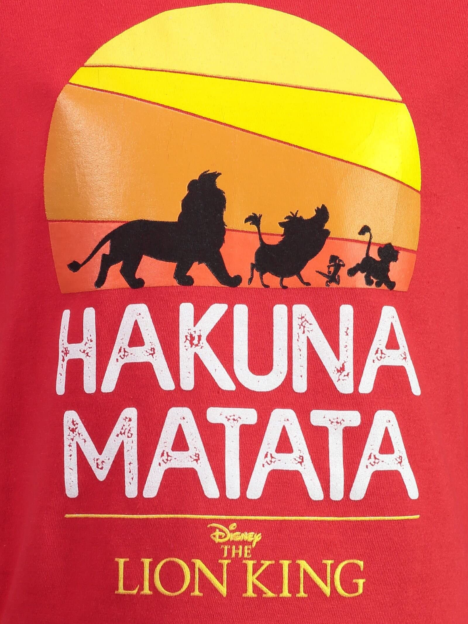 Disney Lion King Simba Pumbaa Nala Infant Baby Boys 4 Pack Graphic T-Shirts Lion King 18 Months