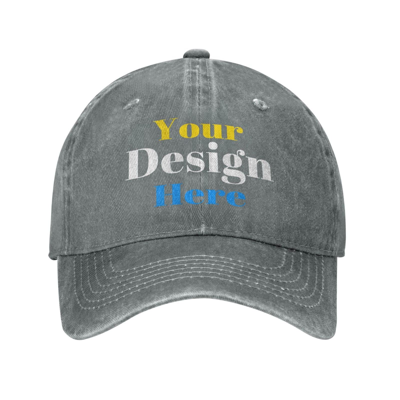 Custom Unisex Baseball Cap Personalized Gifts DIY Classic Hat Sports Multi Color Customized Baseball Hat for Men and Women