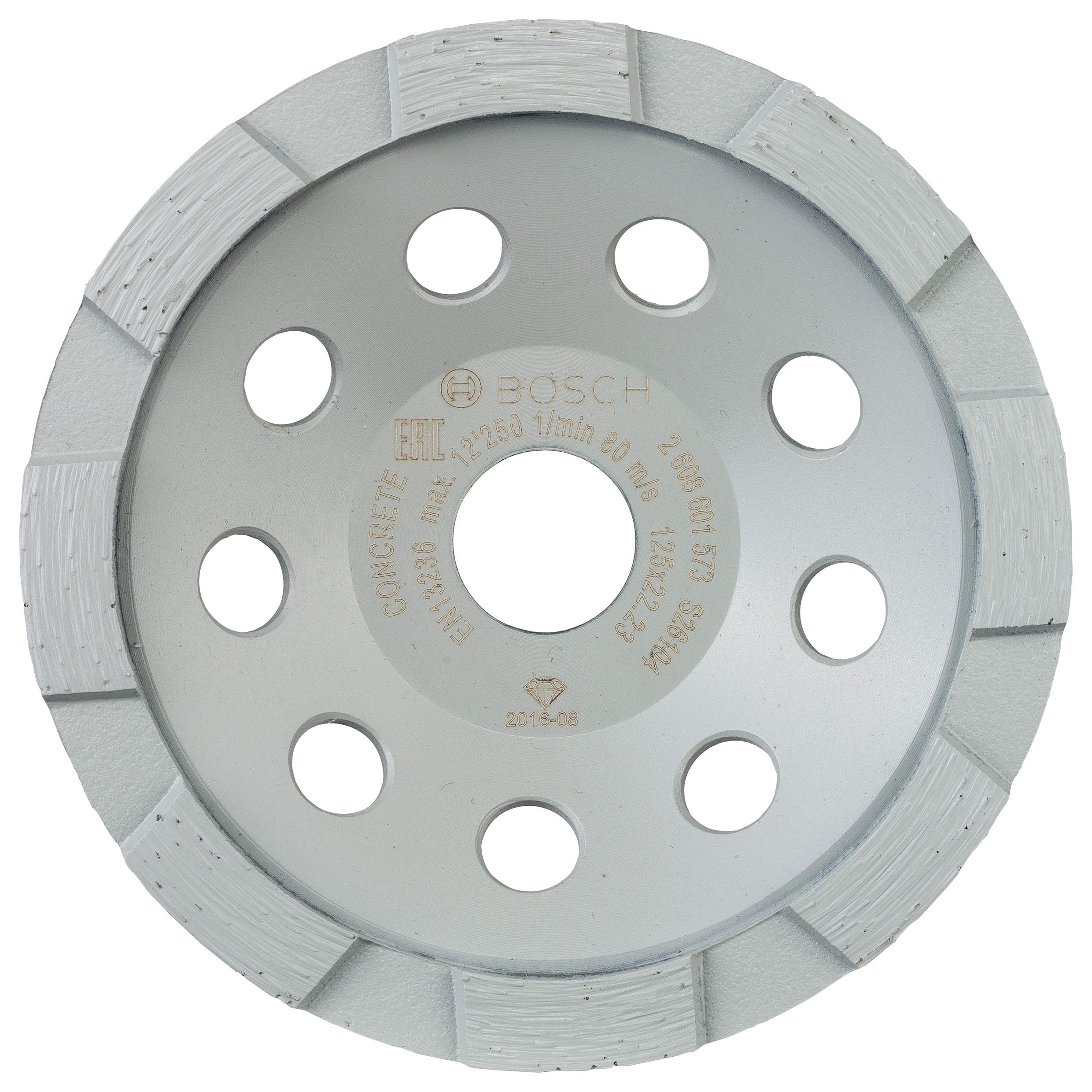 Bosch Professional Diamond Cup Wheel Standard for Concrete (for Concrete, 115 x 22,23 x 3 mm, Accessories for Angle Grinders)