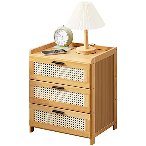 HIGOH Bedside Table Bedside Table Family Furniture Bedroom Near Drawer Storage Cabinet Bedside Table