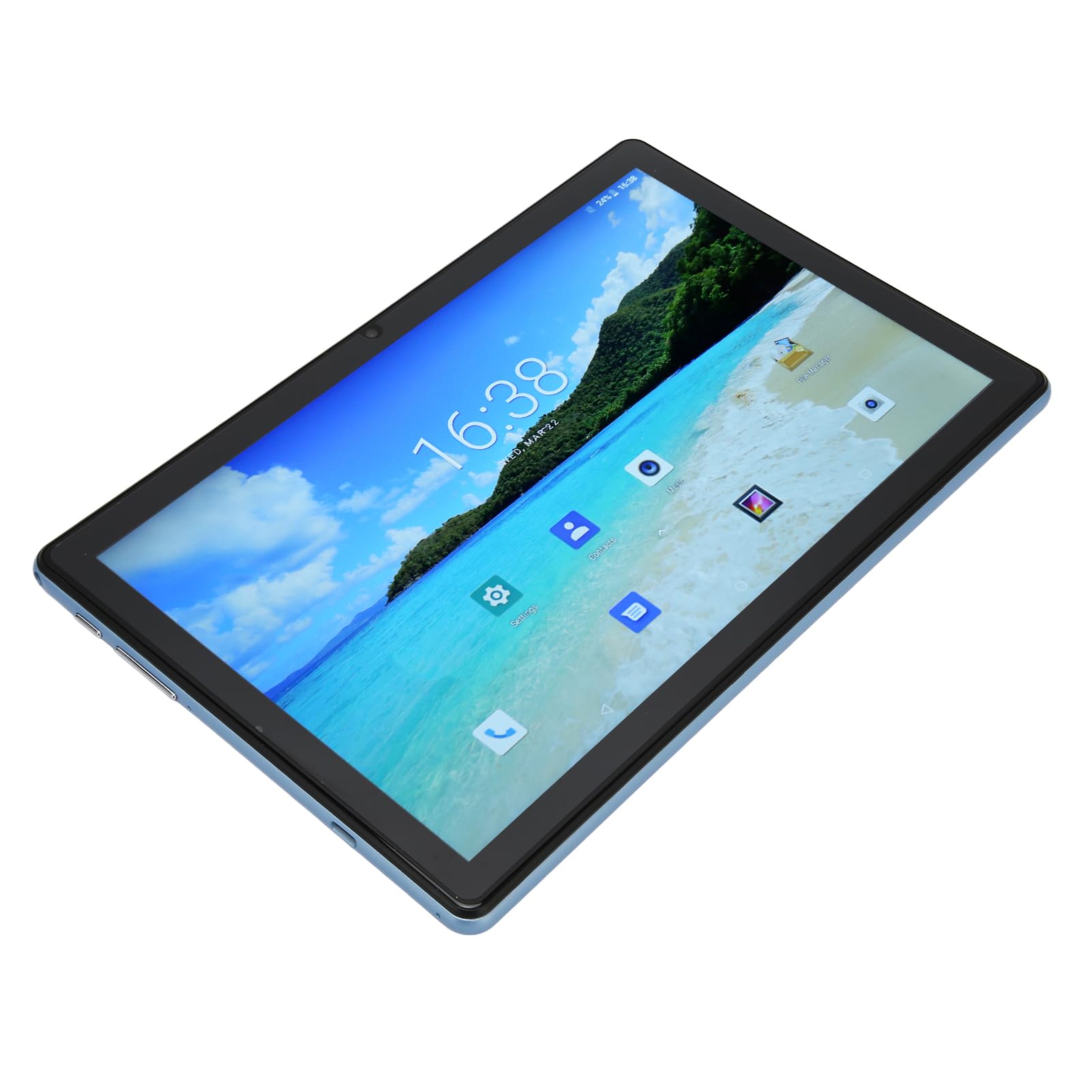 ciciglow 10.1 Inch FHD Tablet 8GB RAM 256GB ROM with Dual Camera, 2.4/5G WiFi, 4G LTE for Laptop, MT6755 Octa Core Processor (US Plug)