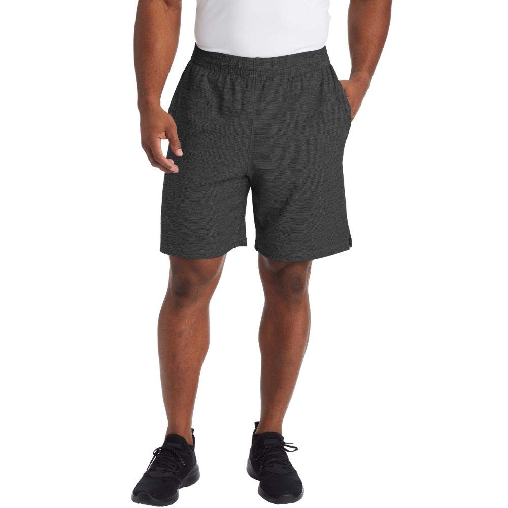 C9 Champion Men's Gym Short-9" Inseam, Railroad Gray Heather, L