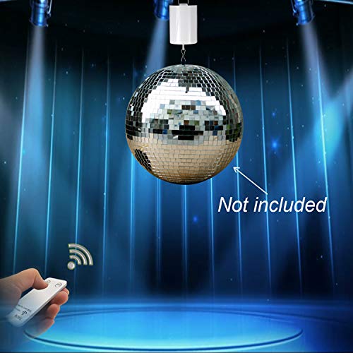 Fonmy Hanging Display Motor with Remote for Wind Spinner Ornament Hanging Decor Wind Chimes Baby Crib Mobile Battery Operated Motor-10 RPM Low Speed