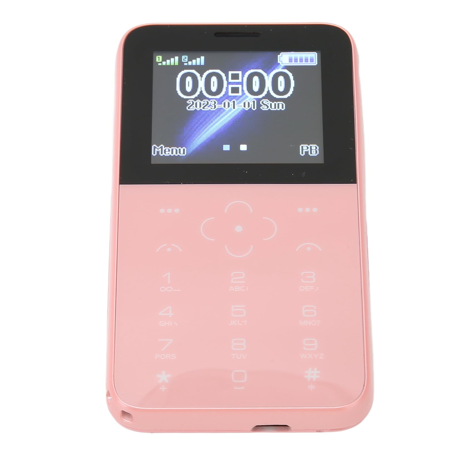 ciciglow Big Button Mobile Phone for Old, 1.8 Inch Screen, 1400MAh Battery, Dual SIM, 2G Network, No Games, Anti Fraud Calls, ABS Material, for Students Elderly (Roseate)