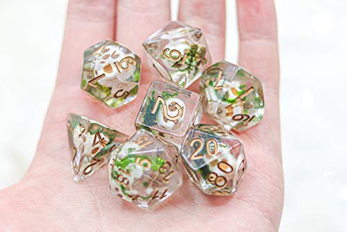 Skull of Death Necromancer DND Dice Set for Dungeons and Dragons, Gifts, D&D, D and D, Pathfinder, Accessories, D20, Polyhedral, Resin Dice, Metal, Dice Tray, Tower, Bag, Box