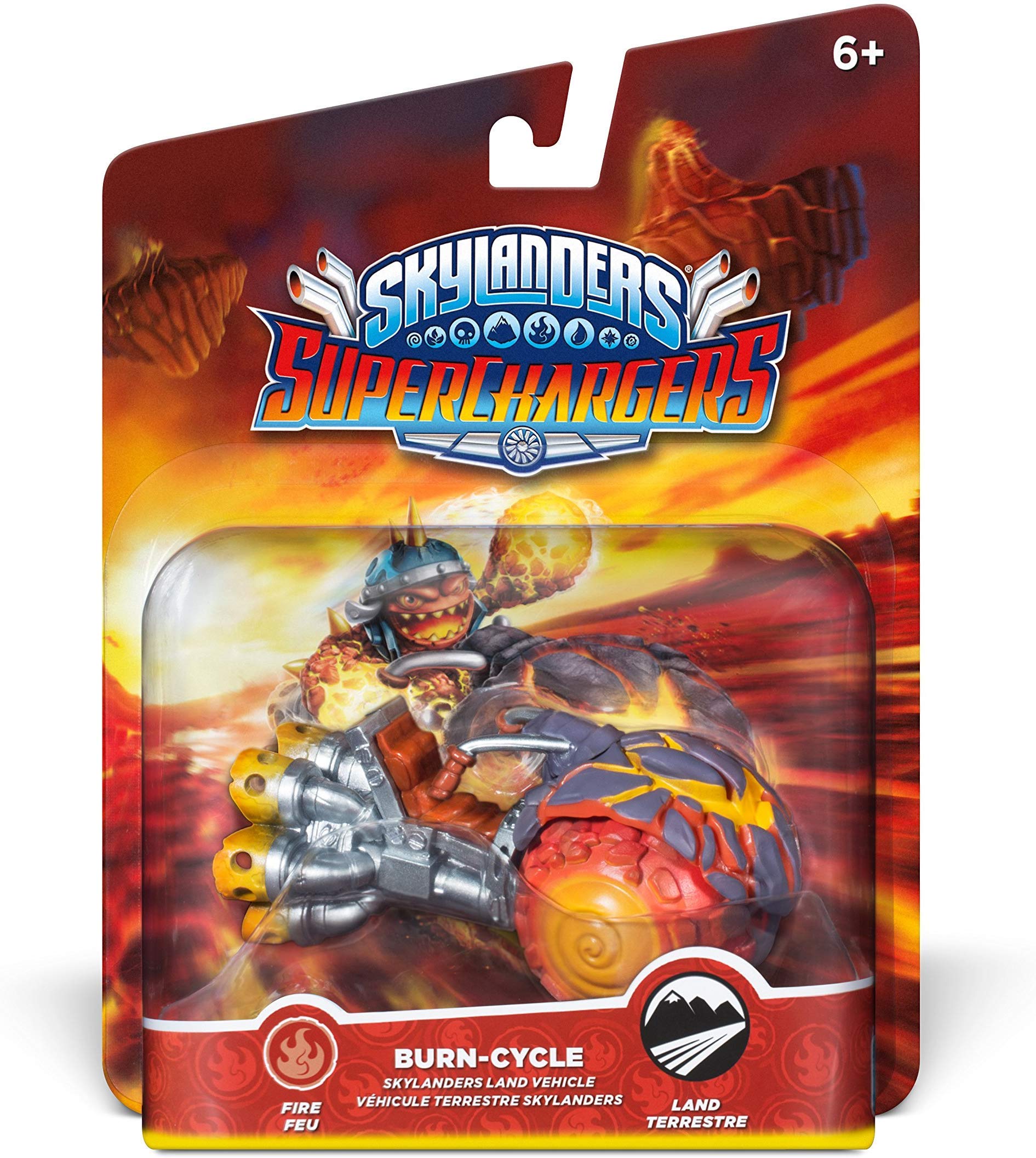 Skylanders SuperChargers 4 Pack Vehicle Starter Bundle! 4 Vehicles, 1 Trophy, 1 Character: Splatter Splasher , Burn-Cycle , Jet Stream and Deep Dive Gill Grunt, Reep Ripper Sea Trophy