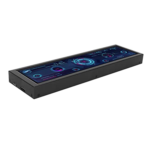 Cryfokt 8.8 Inch IPS Display, Multifunction 360 Degree Rotating Chassis Secondary for Computer