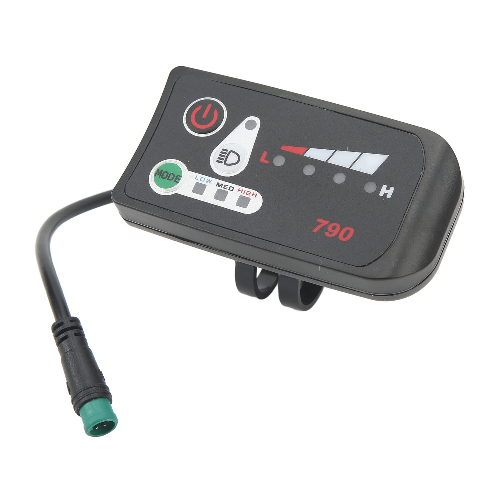 Cryfokt Electric Bicycle Display, Waterproof Bicycle Speedometer, Matches Controller for EBike Accessories, Computer for Electric Bike for EBike Conversion Kit, Scooter, Easy to Use (48V)