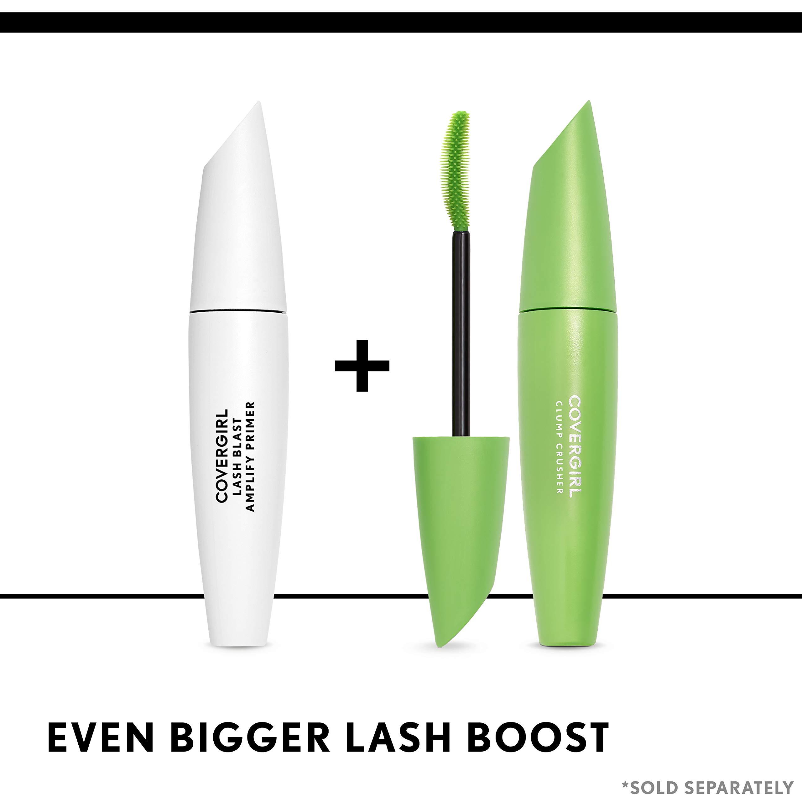 COVERGIRL - Clump Crusher by Lash Blast Mascara, 20X More Volume, Double Sided Brush, Long-Lasting Wear, 100% Cruelty-Free