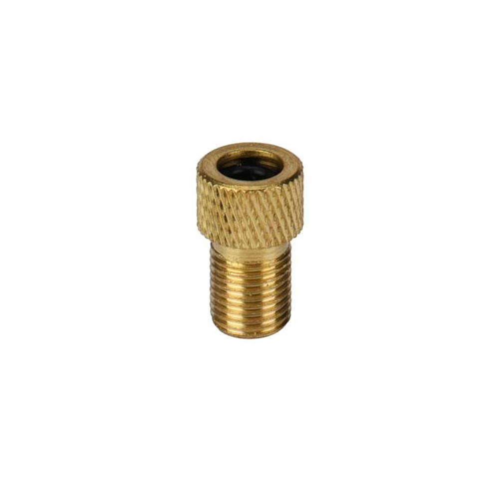 Toxz 2Pc Brass Adaptor Presta to Schrader Bicycle Valve Converter Bike Pump Connector,Zinc Alloy Bike Pump Adaptor