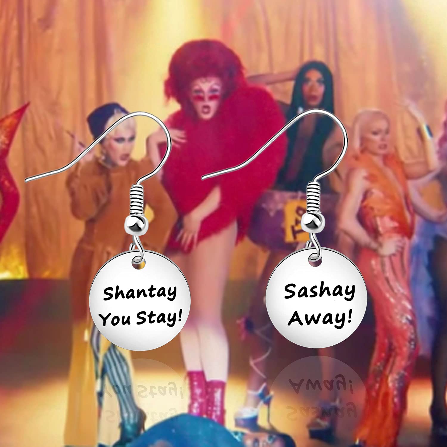 CENWA Shantay You Stay Sashay Away Earrings (Sashay Away Earrings)