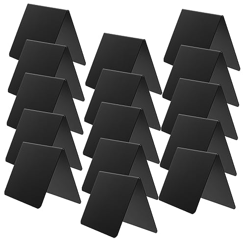 Ciieeo 1 Set Chalkboard Chalk Board Message Board Signs Message Price Boards Board Sign for Table Tabletop Message Board erasable Message Board Table Signs Label Desktop Plastic