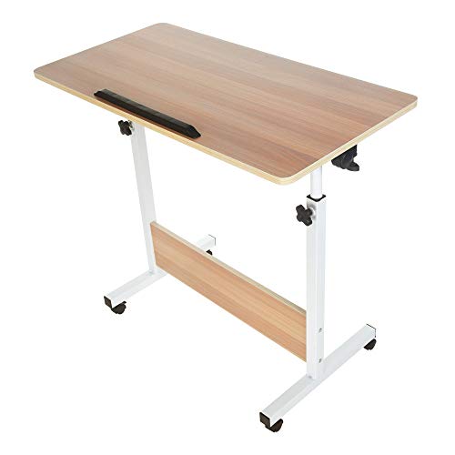 Toxz Computer Task Table Household Office Desk,Adjustable Height and Fold,Locking Casters,80CM 50CM,with Installation Tool(Ship from US!)