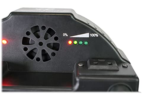 Rockville Battery PAR 50 Black, 10 Pack Rechargeable RGB Wash Lights with Charging Flight Case, Includes RF Remote, 10 Hour Battery Life, Perfect for Events, Parties & DJ Gigs