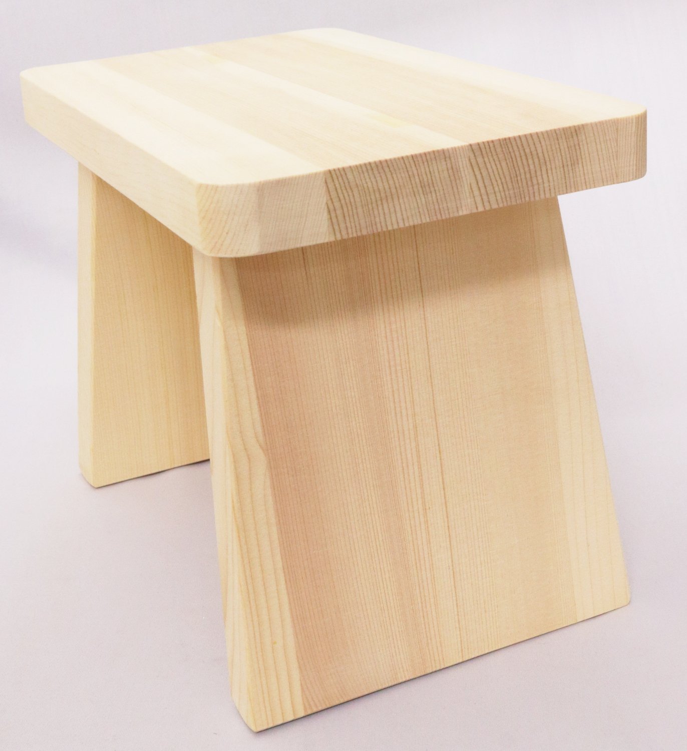 Ichihara Woodworking Bath Chair, Beige, 10.2 x 6.1 x 7.1 inches (26 x 15