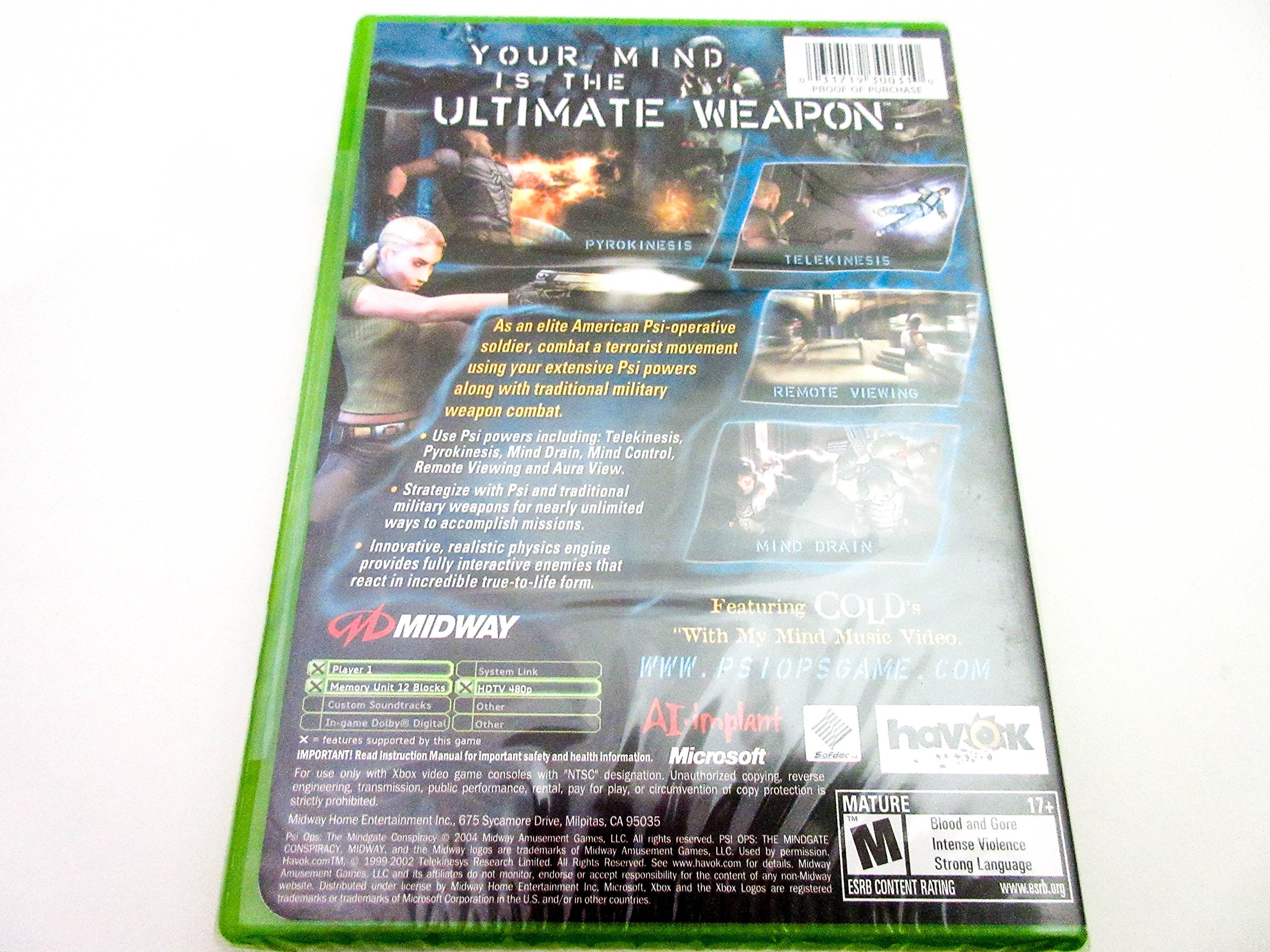 Psi-Ops: The Mindgate Conspiracy - Xbox