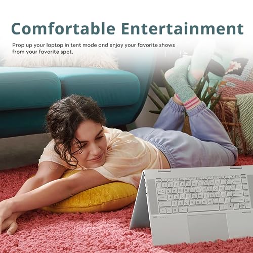 HP Envy x360 2-in-1 15.6β FHD Touchscreen Laptop, Intel Core i7-1260p, 32GB RAM, 1TB SSD, Backlit KB, HD Webcam, Intel Iris Xe Graphics, Wi-Fi, Bluetooth, Win 11 Pro, Silver, 32GB USB Card