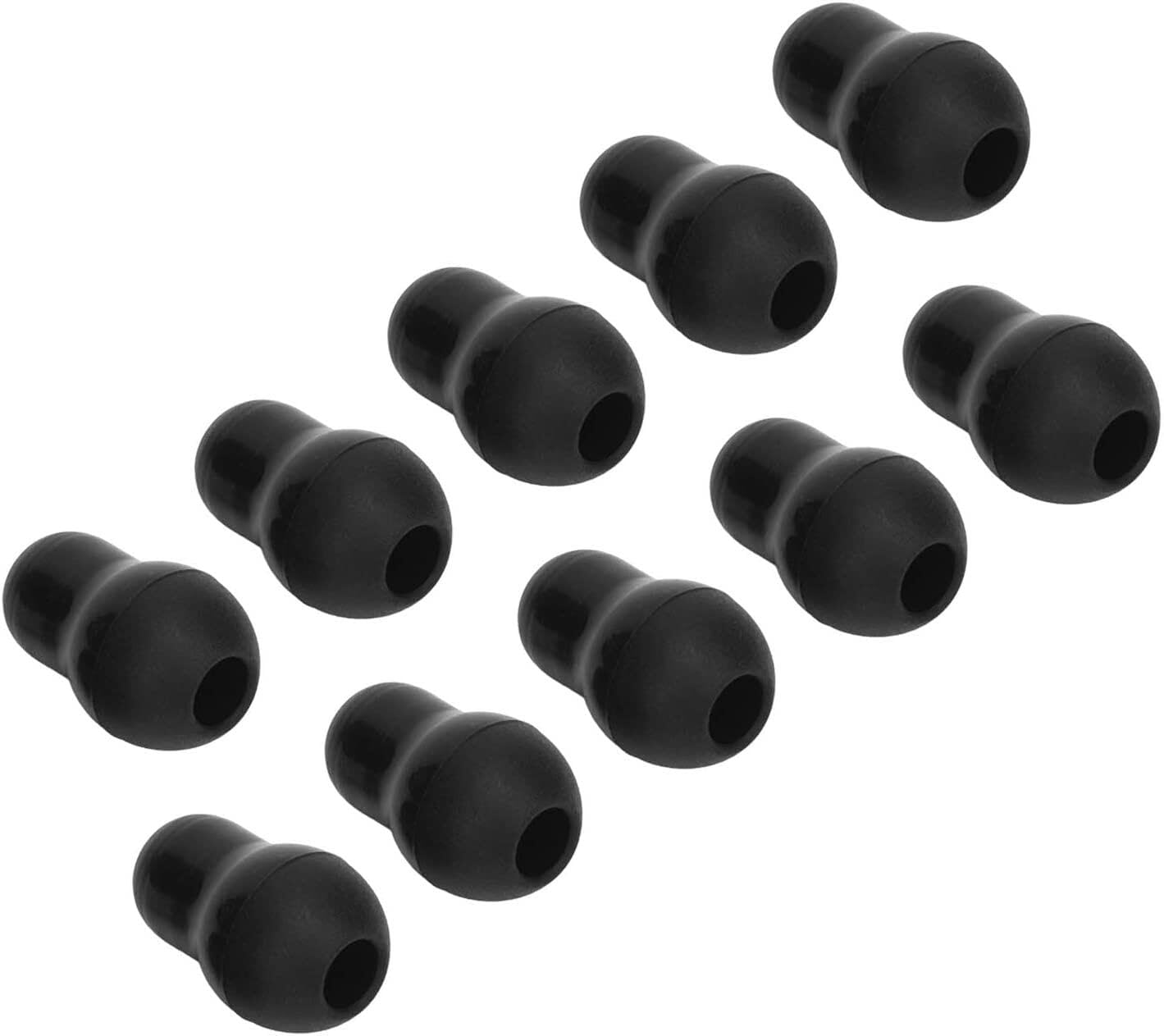 generic 10Pcs Stethoscope Ear Tips, Universal Replacement 2.5mm Silicone Stethoscope Earplugs for 5mm Ear Hooks Durability