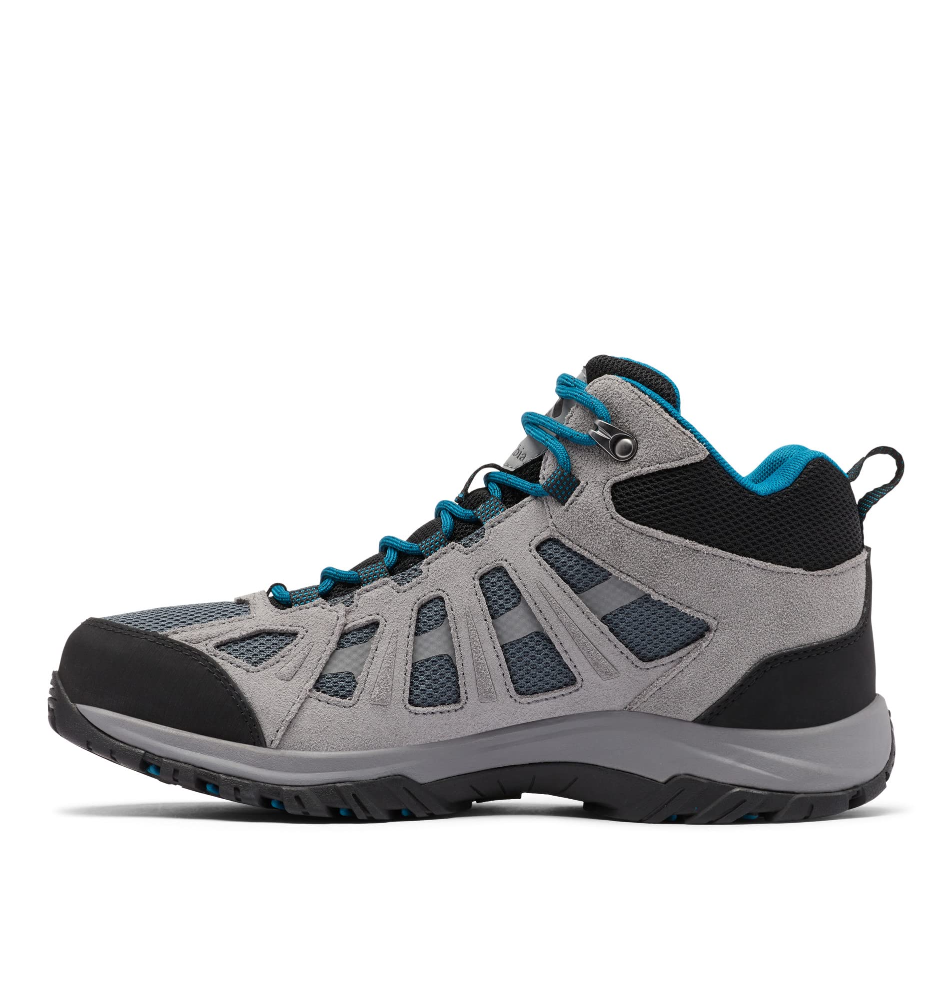 Columbia Men's Redmond III Mid Waterproof Hiking Shoe, Graphite/Black, 12 Wide