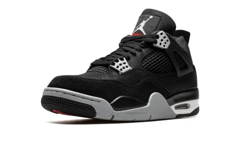 Jordan Mens Air 4 DH7138 006 Black Canvas - Size 9.5