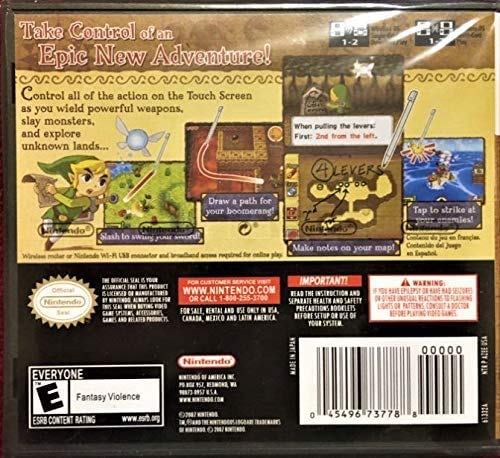 Sonicgrace The Legend of Zelda: Phantom Hourglass (Nintendo DS) - Reproduction - New and SealedF