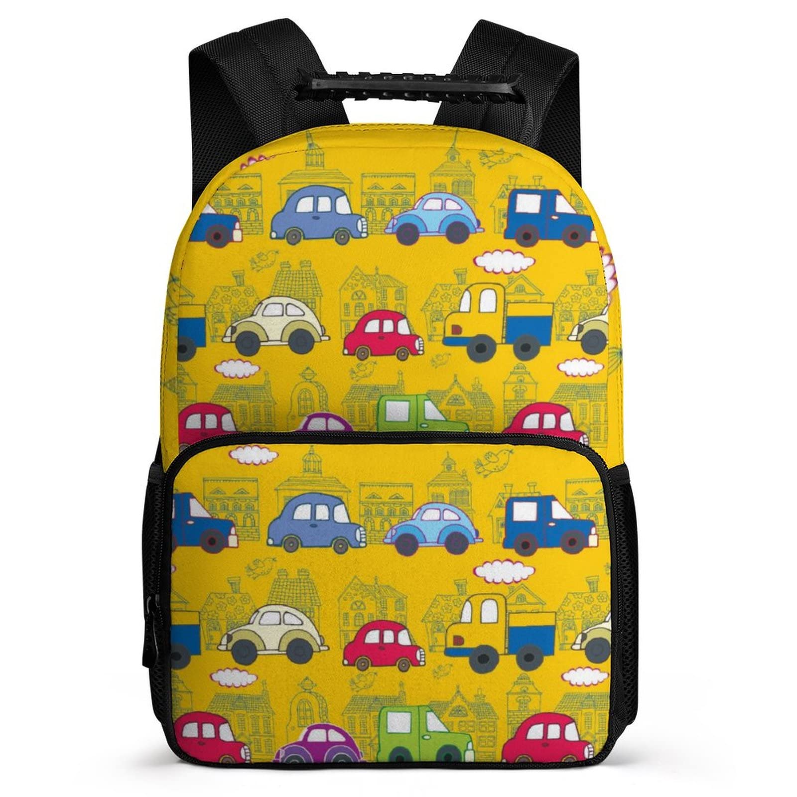 Colorful Car Laptop Backpack Travel Business Shoulder Bag College Fashion Back Pack Fits 16 Inch Notebook