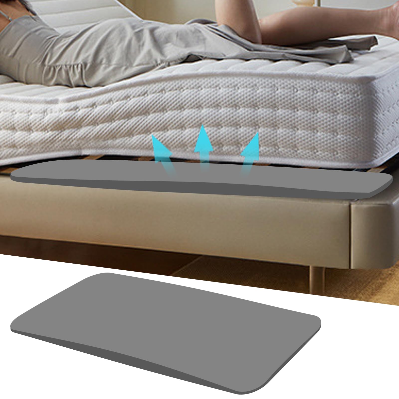 FOUXTEL Extra Large Mattress Support Board - 2.5" Extra Thick Bed Boards for Under Mattress Memory Foam Under Mattress Support for Sagging, Firm, Support, Stability