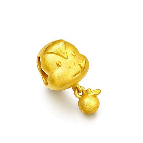 CHOW TAI FOOK 999 24K Gold Chinese Zodiac Pendant/Charm (Monkey)