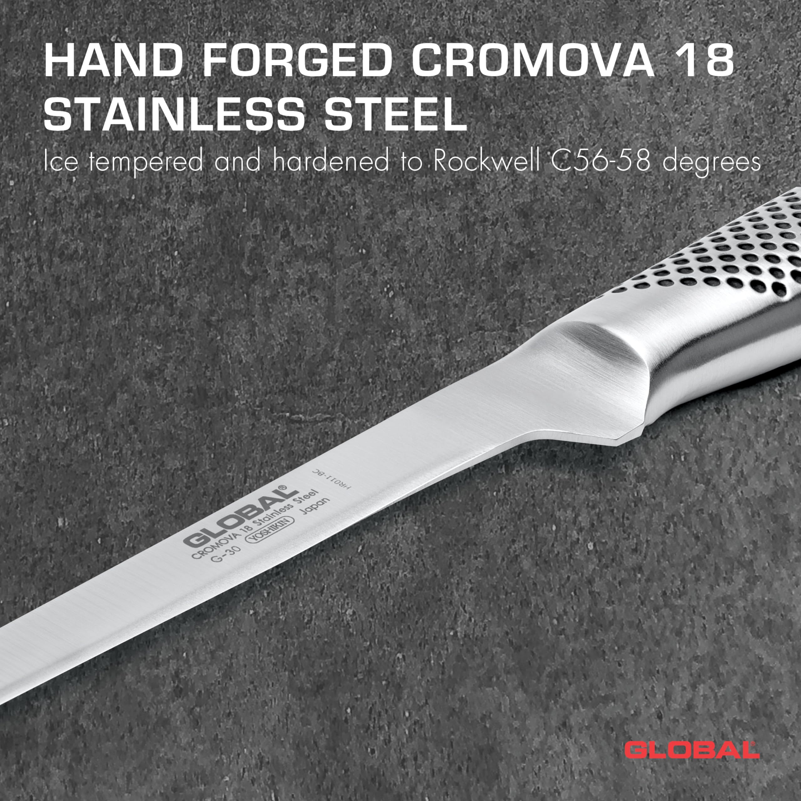 Global G-30-8" Flexible Swedish Fillet Knife
