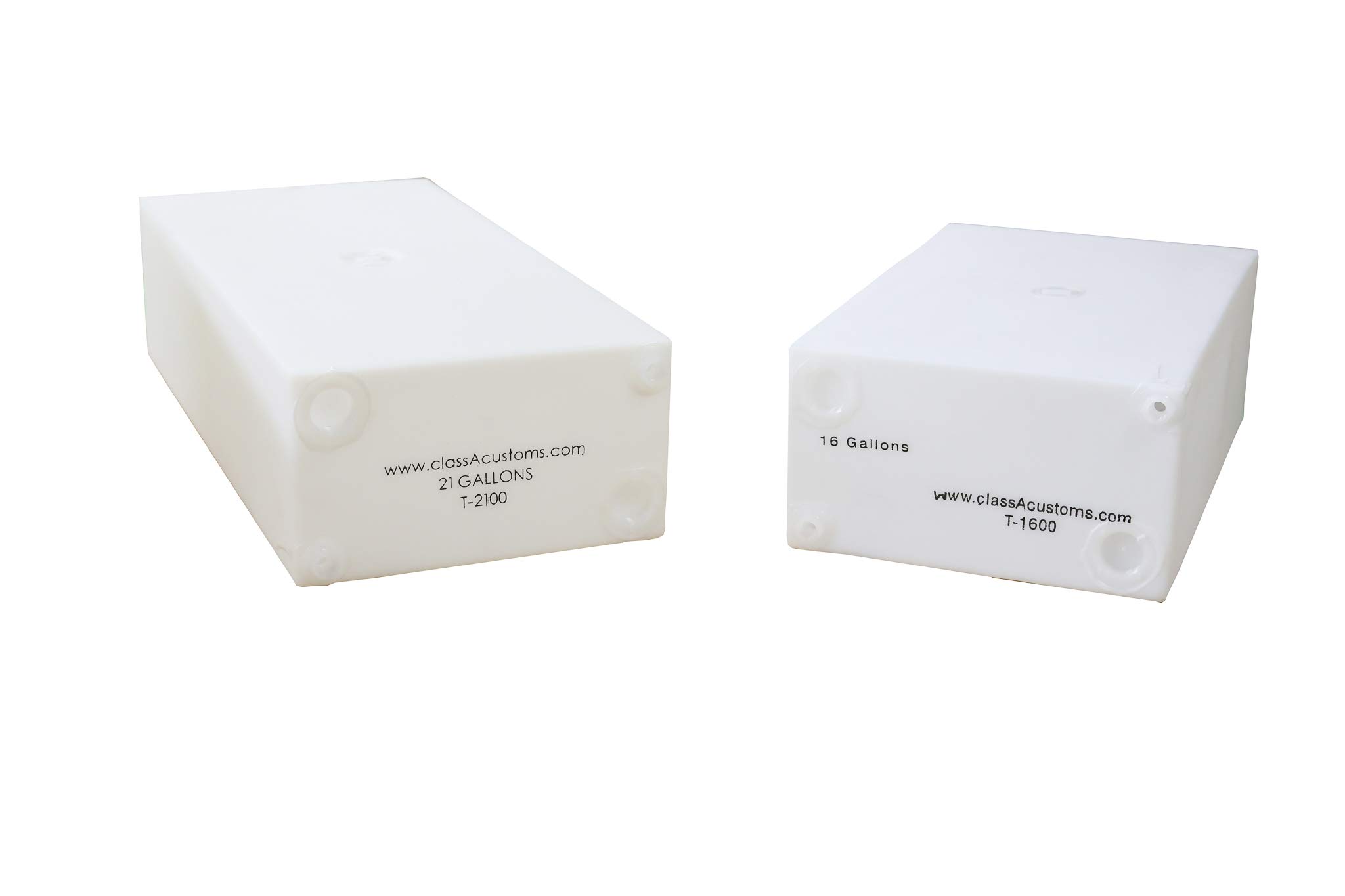 Class A Customs | RV Fresh and Gray Water Tank | Combo Pack (16 Gallon & 21 Gallon) | RV Water Holding Tanks