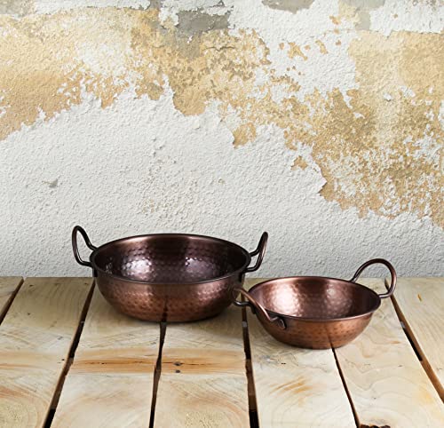 Thirstystone Copper Urban Farm Finish Balti Dish w/Handles