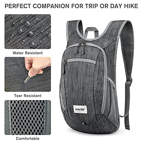 G4Free 10L Hiking Backpack Lightweight Packable Hiking Daypack+RFID Sling Bag Crossbody Sling Backpack Small for Men Women Hiking Outdoor
