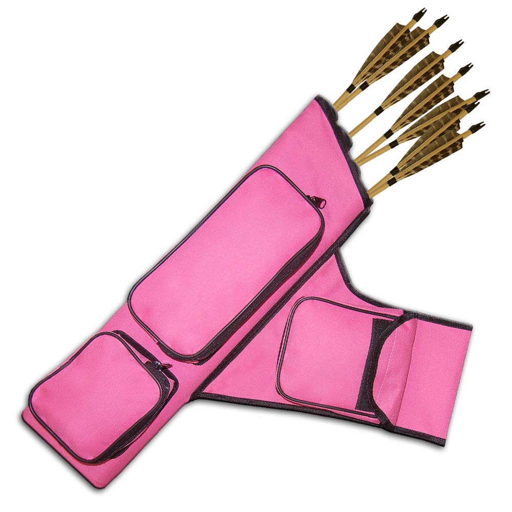 Carol Archery Four Tubes Side/Hip/Belt Arrow Quiver FAQ151 L/H Pink