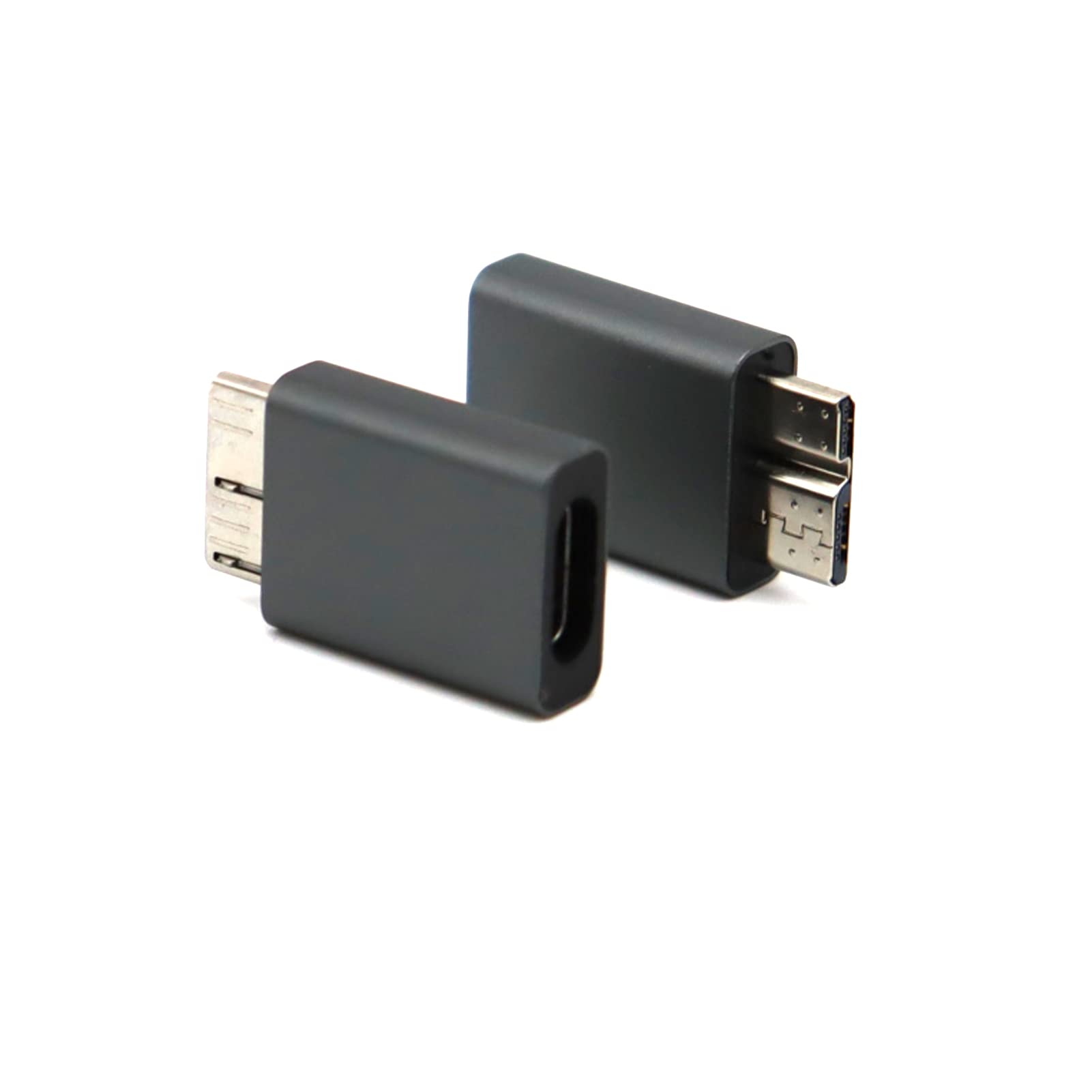 LOKEKE USB 3.1 Type C to Micro B USB 3.0 Adapter, USB 3.1 C Female to USB 3.0 Micro B Male Adapter Converter for Hard Drive Laptop Phone Camera