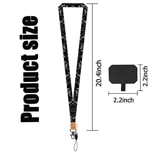 Phone Lanyard (3-Piece Set), Cell Phone Lanyard with Adjustable Detachable Neckstrap and Phone Tether,Fits Most Cell Phones.(M)