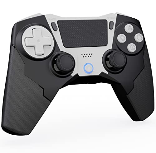 CTPOWER Wireless Controller for PS4/Slim/Pro/PS3 Console, Built-in Speaker/Enhanced Dual Vibration/6-Axis Motion Sensor Function (Carbon Black)