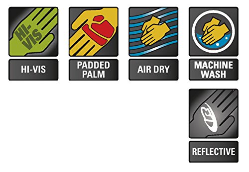Glove, Rescue, Cut Resistant, L, Hi-Vis, Pr