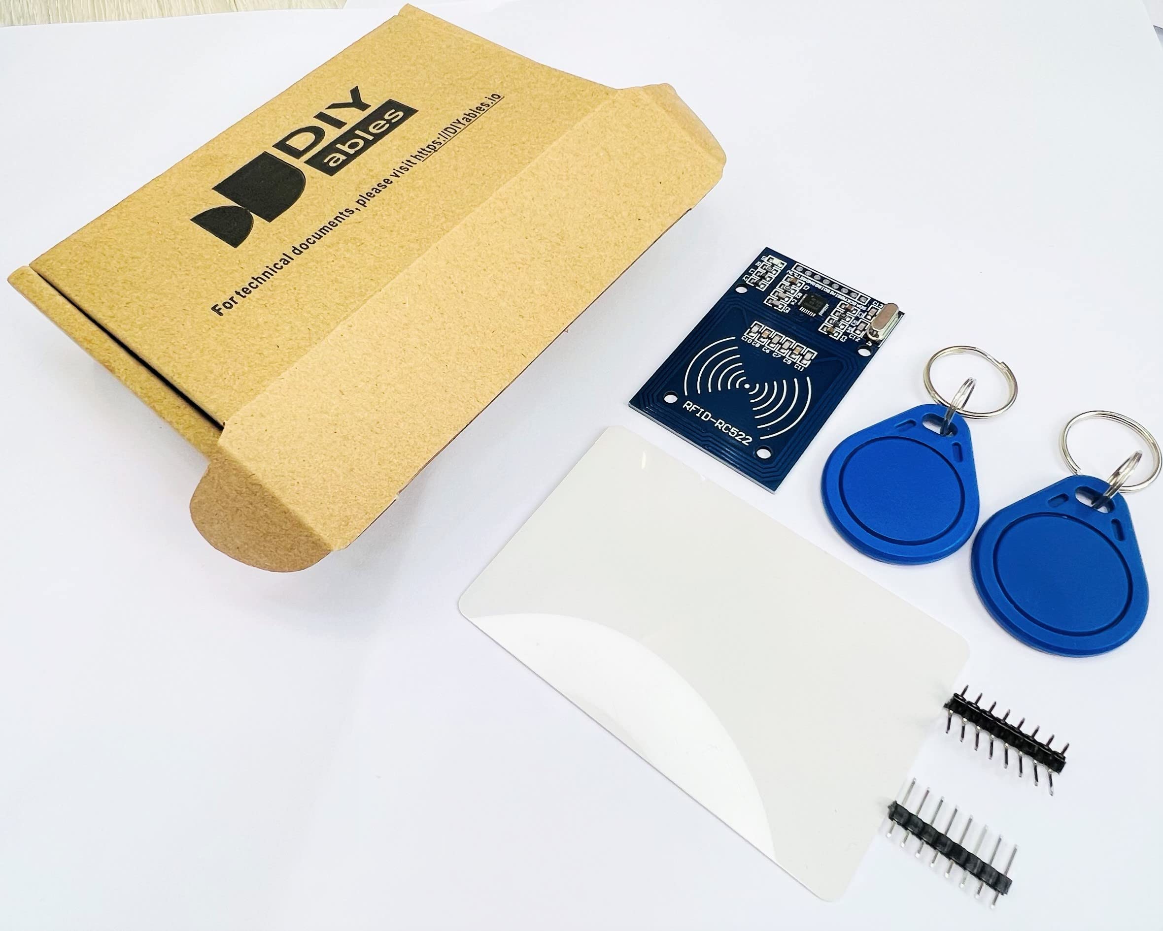 DIYables RC522 RFID Reader and RFID Card for Arduino, ESP32, ESP8266, Raspberry Pi