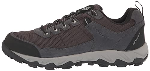 Columbia Men's Valley Pointe Waterproof Hiking Shoe, Shark/Monument, 11