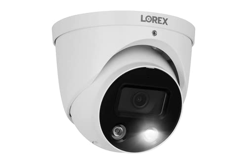 Lorex N4K2SD-84WD-2 4K 8-Channel Fusion NVR System with 4 Smart Deterrence and Mask Detection Security Cameras