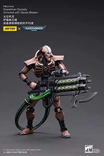 JoyToy Warhammer 40k: Necrons Szarekhan Dynasty Gauss Blaster 1:18 Scale Action Figure