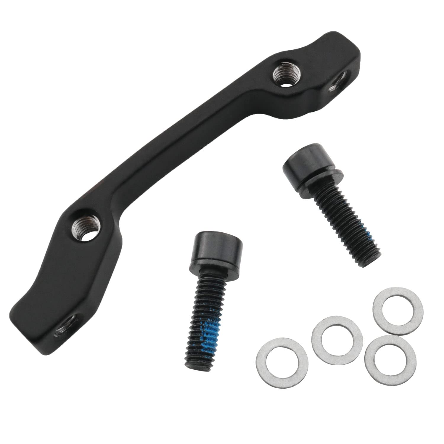 CSNSD MTB Bike Disc Brake Adapter 1Set Front 160mm Rear 140mm Disc Brake Caliper Mount Adapter with Bolts and Washers for MTB Road Bicycle