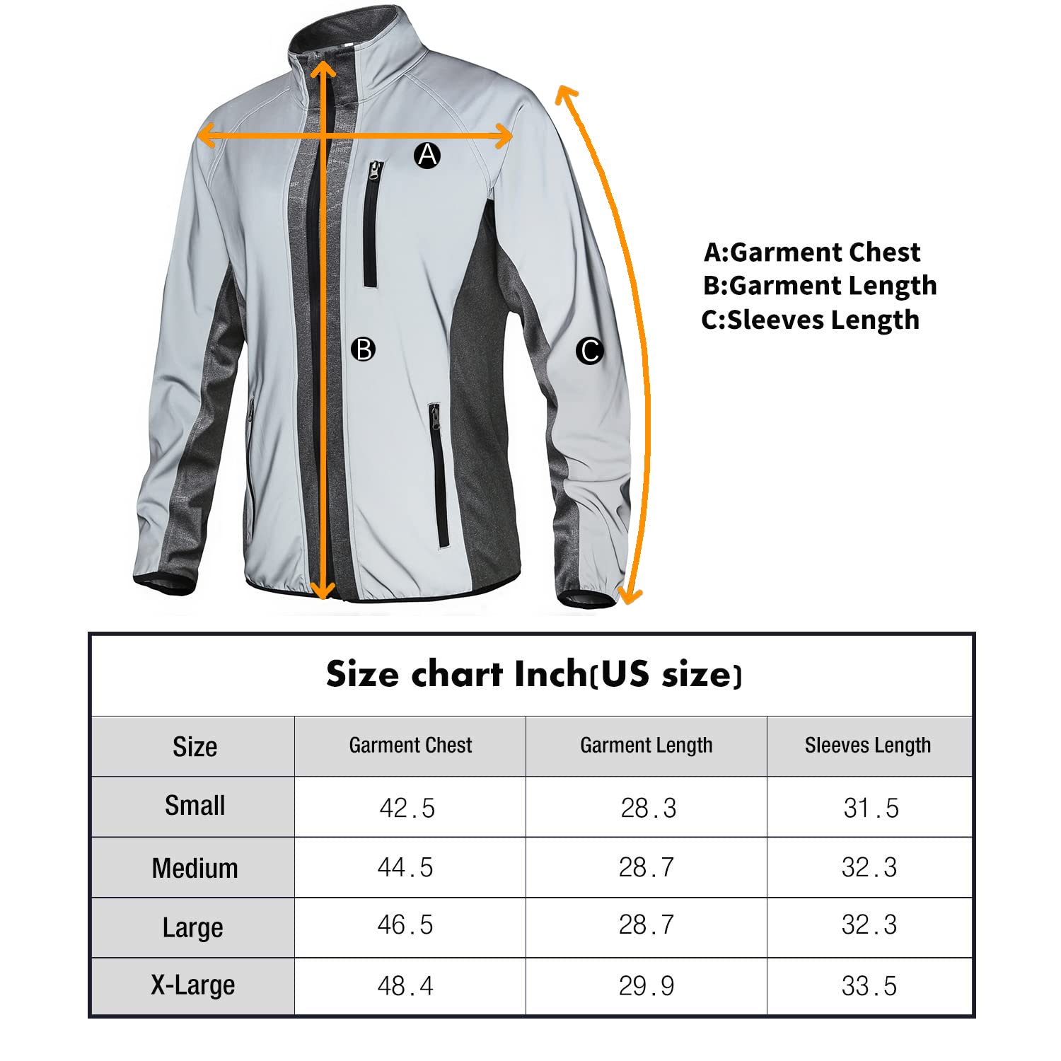 DFTD High Visibility (Hi Viz) Breathable Reflective Cycling Jacket & Running Sport Jacket Men Lightweight
