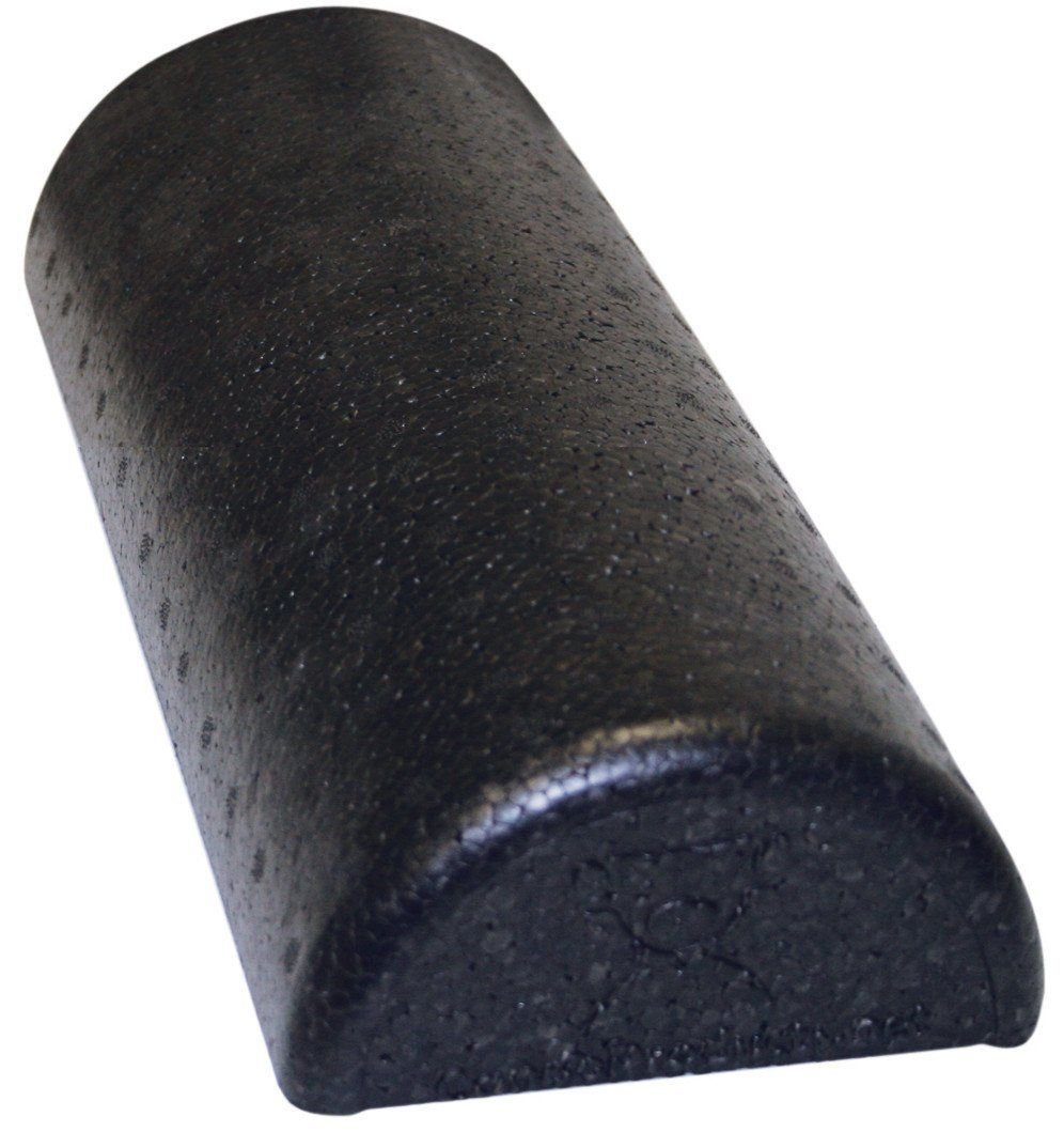 CanDo Black Foam Rolls, Half-Round , 6" x 36"