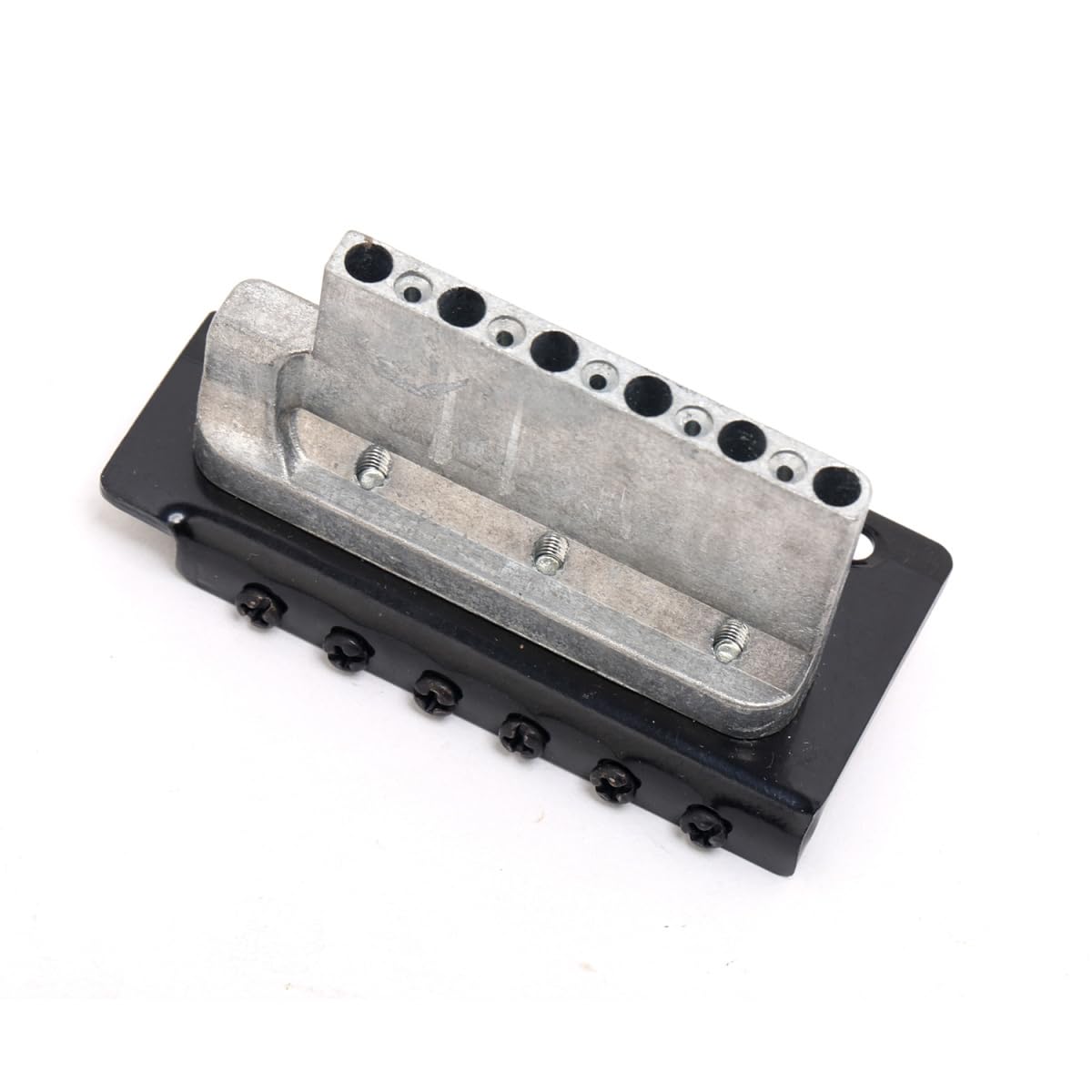 Musiclily 52.5mm Guitar Stratocaster Tremolo Bridge Set for Fender Strat Squier Electric Guitar Replacement, Black