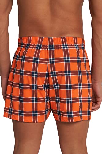 JP 1880 Menswear Big & Tall Plus Size L-8XL 2 Pack of Boxer Shorts orange XX-Large 813060650