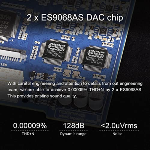 Topping DX5 MQA DAC Headphone Amp USB/Optical/Coaxial Full MQA Decoding DA Converter Bluetooth LDAC XLR/RCA Output 6.35mm/4-Pin XLR Headphone Output 1800mW×1800mW NFCA Headphone Amplifier (Grey)