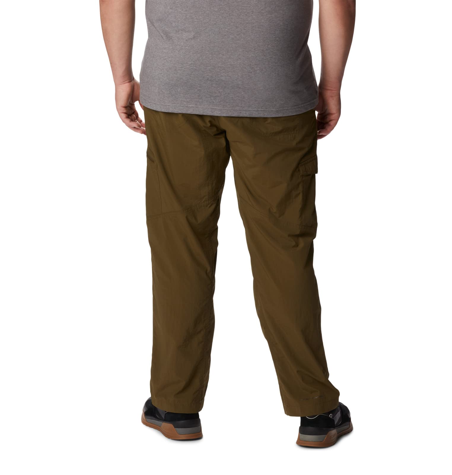 Columbia Men’s Silver Ridge Cargo Pants, Moisture Wicking, Sun Protection, New Olive, 32