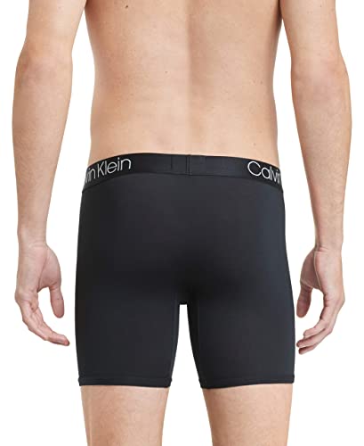 Calvin Klein Men's Ultra Soft Modal Boxer Briefs, Black, M